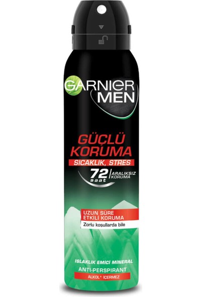 Garnier Men Güçlü Koruma Aerosol 150 ml