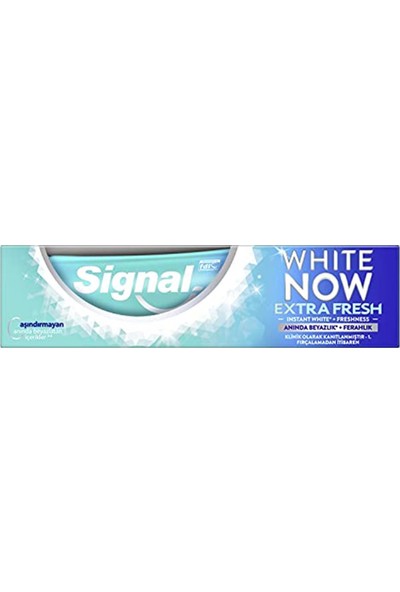 Signal Diş Macunu White Now Extra Fresh Anında Beyazlık Ve Ferahlık 75 Ml Signal Diş Macunu White Now Extra Fresh Anında Beyazlık Ve Ferahlık 75 Ml