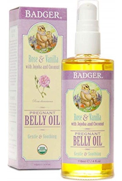 Badger Karın Bölgesi Nemlendirici Yağ (Hamilelik Ve Sonrasında Kullanılabilir) / Badger Pregnant B