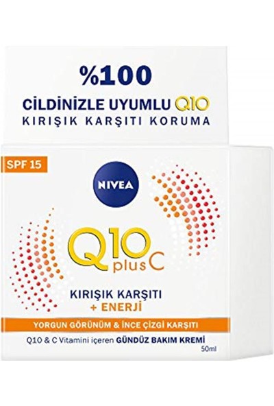 Nivea Q10 Bakım Kremi Enerji 50 ml 1 Paket (1 x 50 Ml) Nivea Q10 Bakım Kremi Enerji 50 ml 1 Paket (1 x 50 Ml)