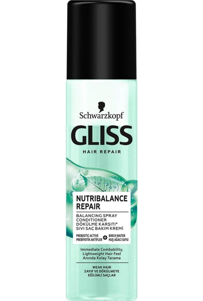 Gliss Sıvı Saç Kremi Nutri Balance 200 Ml