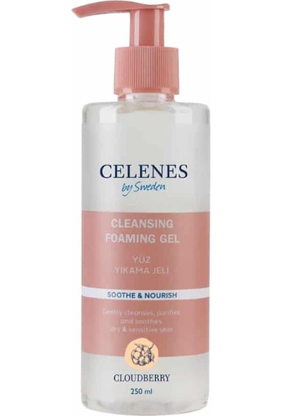 Celenes Cloudberry Temizleme Jeli Kuru ve Hassas Cilt 250 ml Celenes Cloudberry Temizleme Jeli Kuru ve Hassas Cilt 250 ml