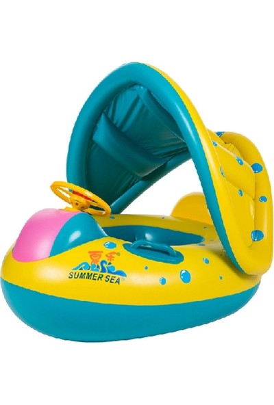 Zsykd 72 cm x 65 cm x 58 cm Bebekler İçin Güneşlili Şişme Deniz Simidi - Yeşil / Sarı (Yurt Dışından) Zsykd 72 cm x 65 cm x 58 cm Bebekler İçin Güneşlili Şişme Deniz Simidi - Yeşil / Sarı (Yurt Dışından)