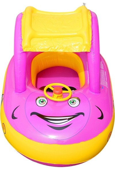 Zsykd Bebek Güneşlikli Araba Şişme Deniz Simidi - Mor/Sarı (Yurt Dışından) Zsykd Bebek Güneşlikli Araba Şişme Deniz Simidi - Mor/Sarı (Yurt Dışından)