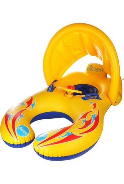 Zsykd 100x70cm Bebekler İçin Yat Şeklinde Şişme Deniz Simidi - Sarı (Yurt Dışından) Zsykd 100x70cm Bebekler İçin Yat Şeklinde Şişme Deniz Simidi - Sarı (Yurt Dışından)