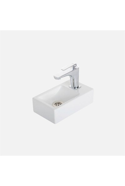 Güral Vit Mobilya Üstü Lavabo Beyaz 18 cm x 30 cm Güral Vit Mobilya Üstü Lavabo Beyaz 18 cm x 30 cm