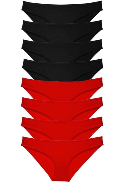 Royaleks 8 Adet Süper Eko Set Likralı Kadın Slip Külot Royaleks 8 Adet Süper Eko Set Likralı Kadın Slip Külot