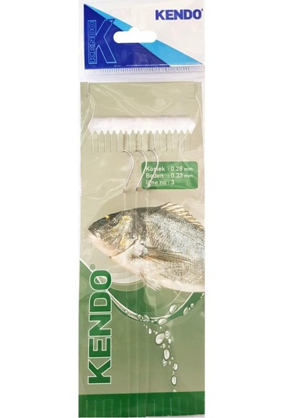 Kendo 3 Iğneli Çipura Takımı