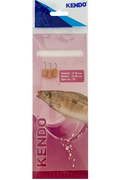 Kendo 3 Iğneli Izmarit Takımı (Doğal Mantarlı)