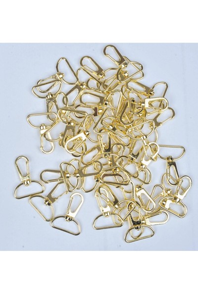 Aklar Çanta Makrome Kancalı Anahtarlık Halkası 50'li Paket