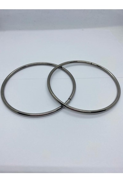Aklar Çanta 50 Adet Yuvarlak Halka 11 cm (Füme)