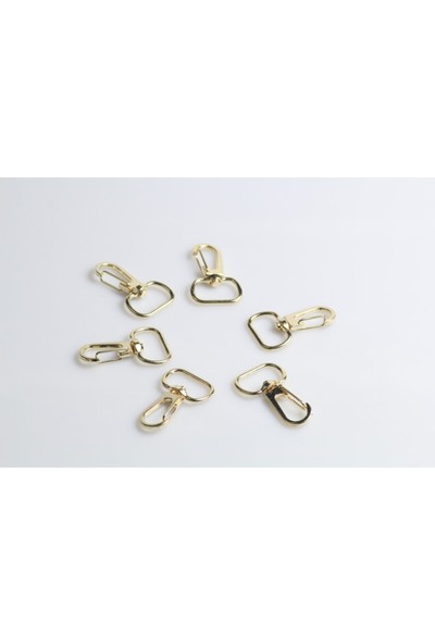 Aklar Çanta Sarı 50'li Makrome Anahtarlık Halkası 2 cm