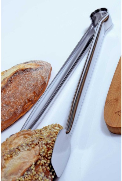 Paslanmaz Çelik Lüx Izgara Maşası