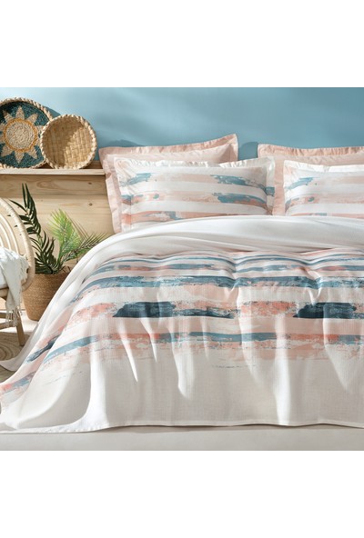 Yataş Bedding Stain Çift Kişilik Pike Takımı - Pudra