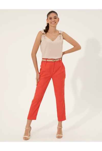 Pierre Cardin Turuncu Comfort  Pantolon 50247239-VR051