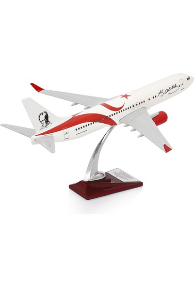 Zekupp Boeing 737-800 Türkiye Özel Tasarımlı 1/100 Maket Uçak, Model I Zekupp Boeing 737-800 Türkiye Özel Tasarımlı 1/100 Maket Uçak, Model I