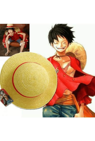 One Piece Cosplay - Luffy Şapkası One Piece Cosplay - Luffy Şapkası