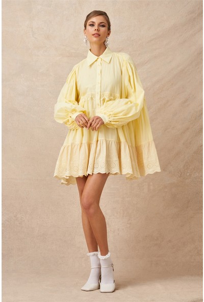 Miha Jemma Tunik Sarı Miha Jemma Tunik Sarı