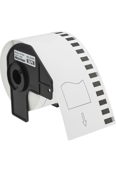 Goink DK-22205 62MM Sürekli Form Termal Etiket, 30 Metre (Dk Serisi) Brother P-Touch DK-22205 Uyumlu Goink DK-22205 62MM Sürekli Form Termal Etiket, 30 Metre (Dk Serisi) Brother P-Touch DK-22205 Uyumlu