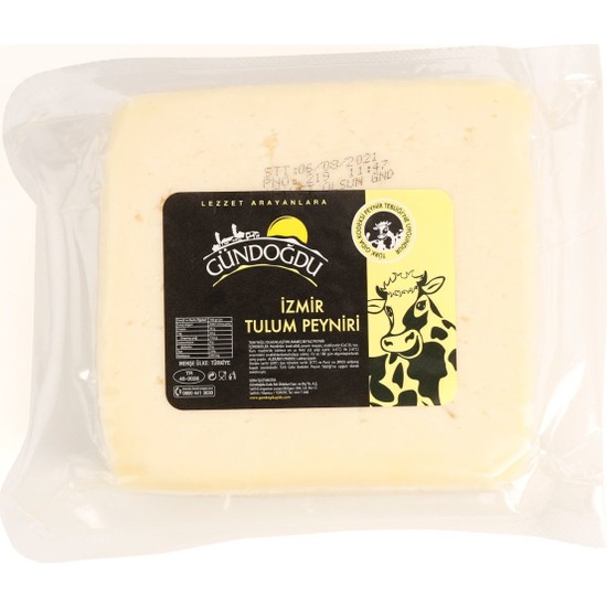 Gündoğdu Izmir Tulum Peynir 500GR (Inek Sütü) - OnuAl Fiyat Arşivi