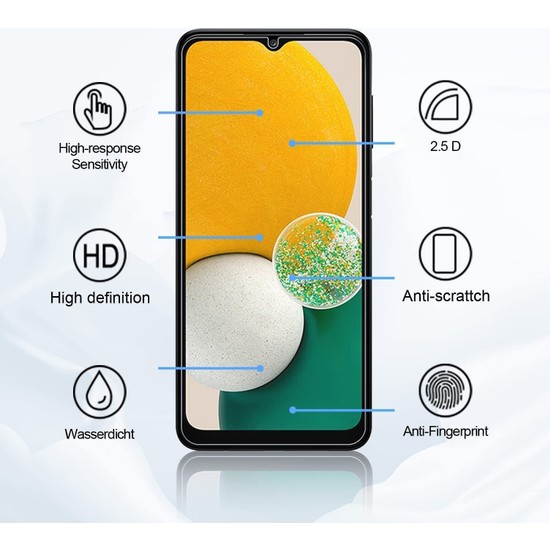 Case 4U Samsung Galaxy A13 4G Uyumlu Esnek Kırılmaz Nano Cam Fiyatı
