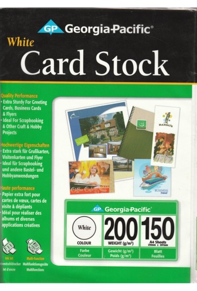 Georgia Valentino Card Stock 200 gr Fotokopi Kağıdı