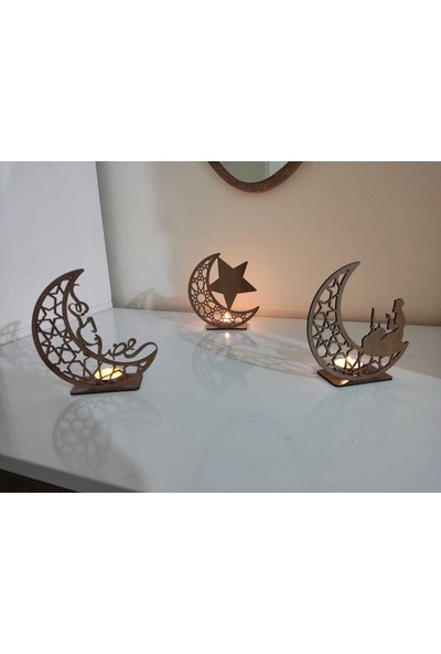 AK Home Design 3lü Ramazan Masa Süsü AK Home Design 3lü Ramazan Masa Süsü