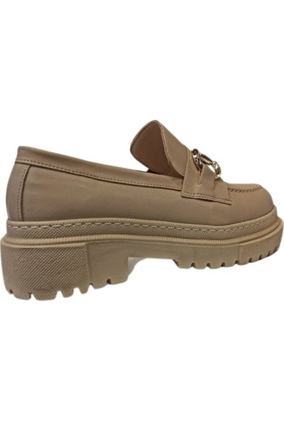 Özminelli Kadın Vizon Yüksek Topuk Tokalı Klasik Ayakkabı-1 Özminelli Kadın Vizon Yüksek Topuk Tokalı Klasik Ayakkabı-1