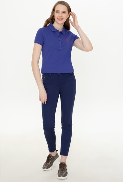 U.S. Polo Assn. Bayan Lacivert Spor Pantolon 50249844-VR033