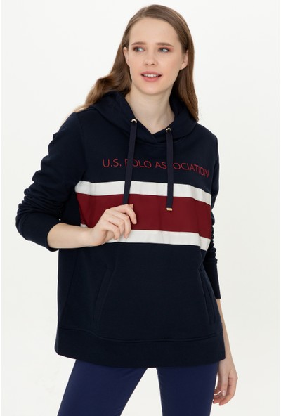 U.S. Polo Assn. Kadın Lacivert Sweatshirt