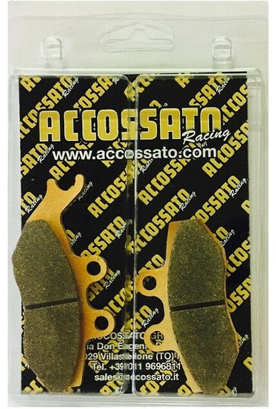 Accossato AGPA81ST Sınter Fren Balatası NC750 Accossato AGPA81ST Sınter Fren Balatası NC750