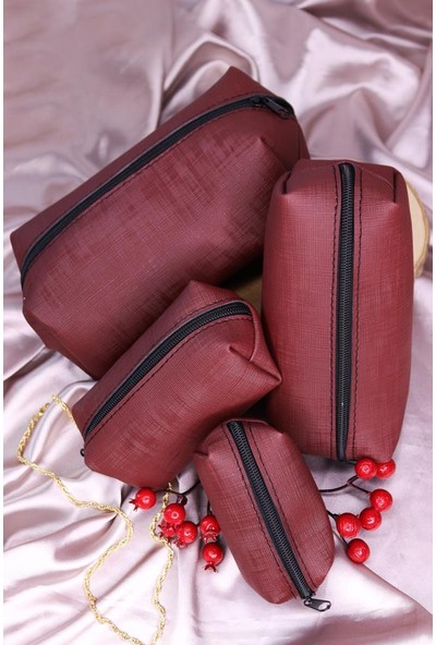 4'lü Makyaj Çantası