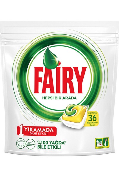 Fairy Tablet H1a Limon 36'Lı