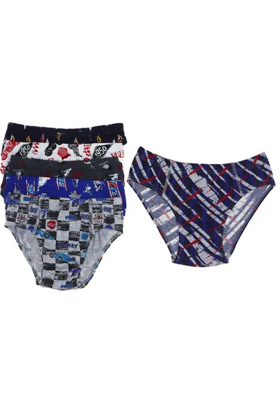 Royaleks 6 Adet Desenli Erkek Çocuk Slip 504 Royaleks 6 Adet Desenli Erkek Çocuk Slip 504