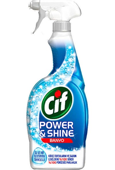 Cif Power&shine Banyo Sprey 750 ml Cif Power&shine Banyo Sprey 750 ml