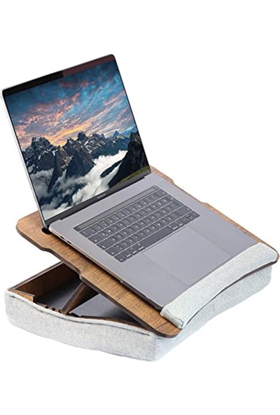 EKS Ticaret Vigo Wood - Minderli Eğim Ayarlanabilir Laptop Sehpası Taşınabilir Saklama Alanı 13 EKS Ticaret Vigo Wood - Minderli Eğim Ayarlanabilir Laptop Sehpası Taşınabilir Saklama Alanı 13