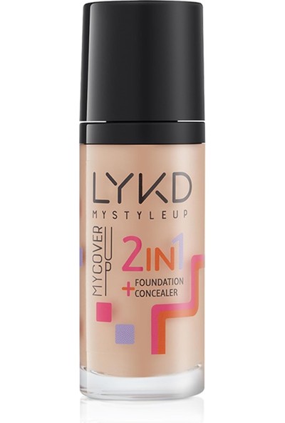 EKS Ticaret Lykd 2 In 1 Fondöten 140 Natural Beige