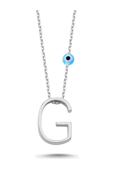 Sientojewels 925 Ayar Gümüş G Harf Bayan Kolye Sientojewels 925 Ayar Gümüş G Harf Bayan Kolye