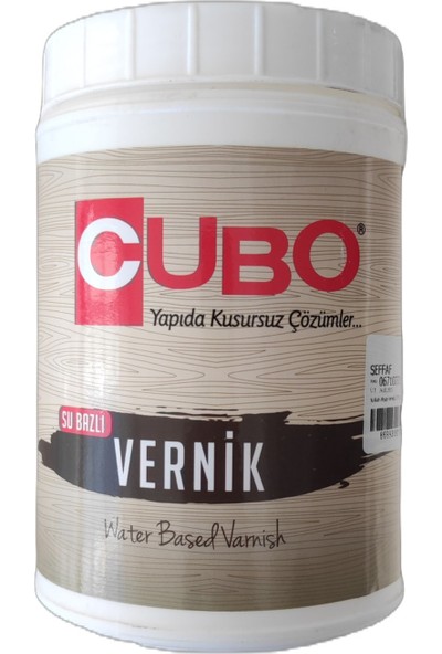 Vernik Su Bazlı Şeffaf 0,75 ml