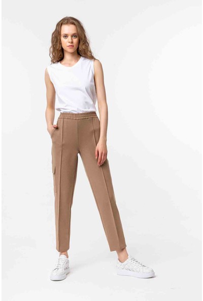 Sayende Moda Cep Detaylı Örme Eşofman Altı %100 Pamuk Sayende Moda Cep Detaylı Örme Eşofman Altı %100 Pamuk