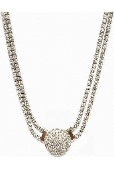 Mooije Silver Twins Su Yolu Yuvarlak Taşlı Gümüş Kolye Mooije Silver Twins Su Yolu Yuvarlak Taşlı Gümüş Kolye