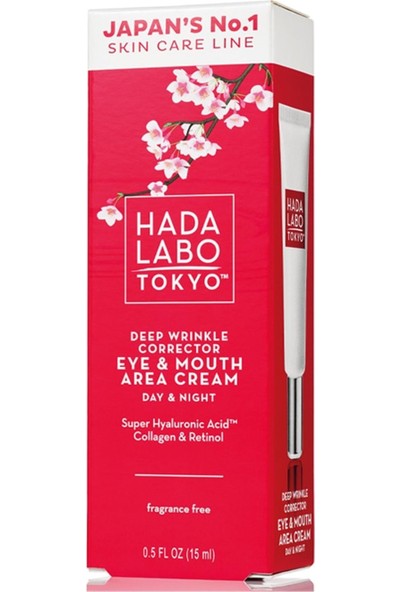 Hada Labo Tokyo Göz ve Ağız Çevresi Kırışıklık Karşıtı Krem 15 ml