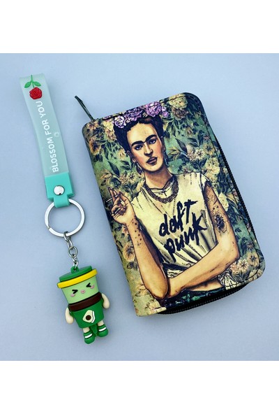 Muyoso Çift Tarafı Baskılı Yeşil Kadın Orta Boy Cüzdan (Anahtarlık Pakete Dahildir) Muyoso Çift Tarafı Baskılı Yeşil Kadın Orta Boy Cüzdan (Anahtarlık Pakete Dahildir)