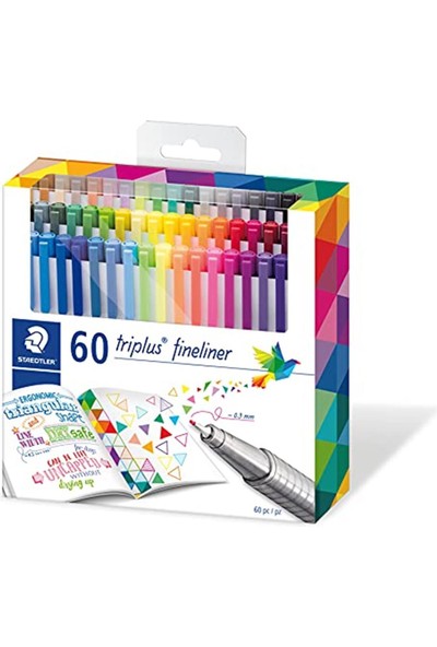 EKS Ticaret Staedtler 334 C60 Triplus Fineliner 0.3 mm 60'lı EKS Ticaret Staedtler 334 C60 Triplus Fineliner 0.3 mm 60'lı