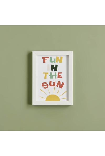 Bella Maison Fun In The Sun Çerçeve Beyaz (23X17 Cm)