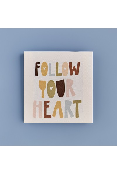 Bella Maison Follow Your Heart Kanvas Tablo Beyaz (20X20 Cm) Bella Maison Follow Your Heart Kanvas Tablo Beyaz (20X20 Cm)