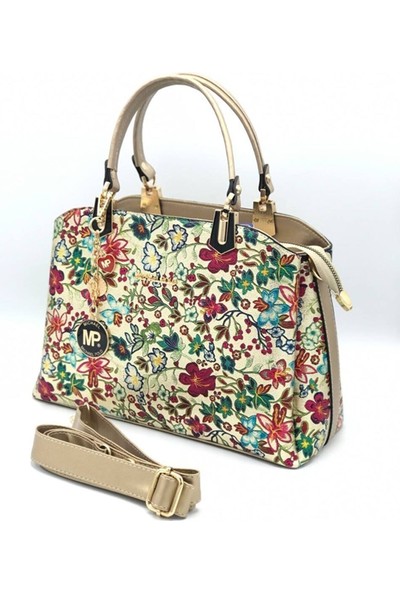 Michael Polo Kadın El ve Omuz Çantası 3 Bölmeli Suni Deri