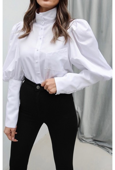 Brtc Design Genis Mansetli Gömlek