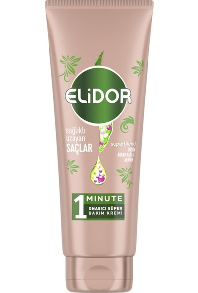 Elidor 1 Minute Onarıcı Sağlıklı Uzayan Saçlar Süper Saç Bakım Kremi 170 ml Elidor 1 Minute Onarıcı Sağlıklı Uzayan Saçlar Süper Saç Bakım Kremi 170 ml