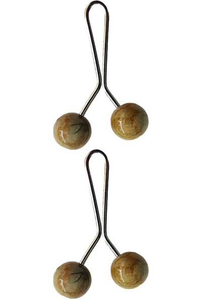 Royaleks 2 Adet Tesettür Eşarp ve Şal Klipsi Hardal